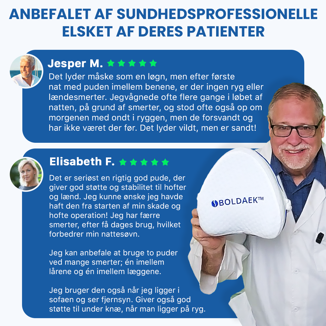 Ortopædisk Ben Pude – Boldaek™